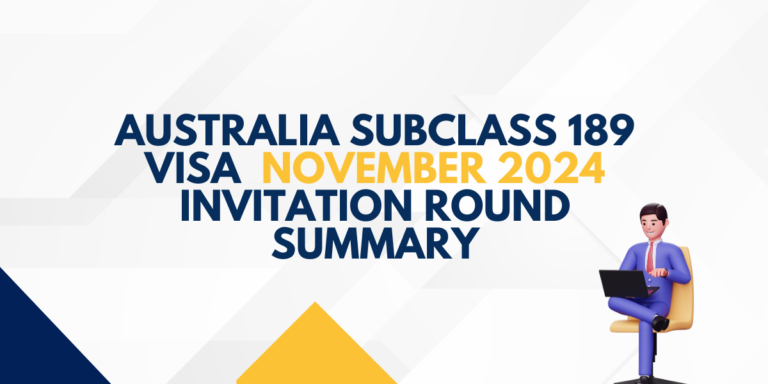 Australia Subclass 189 Visa - November 2024 Invitation Round